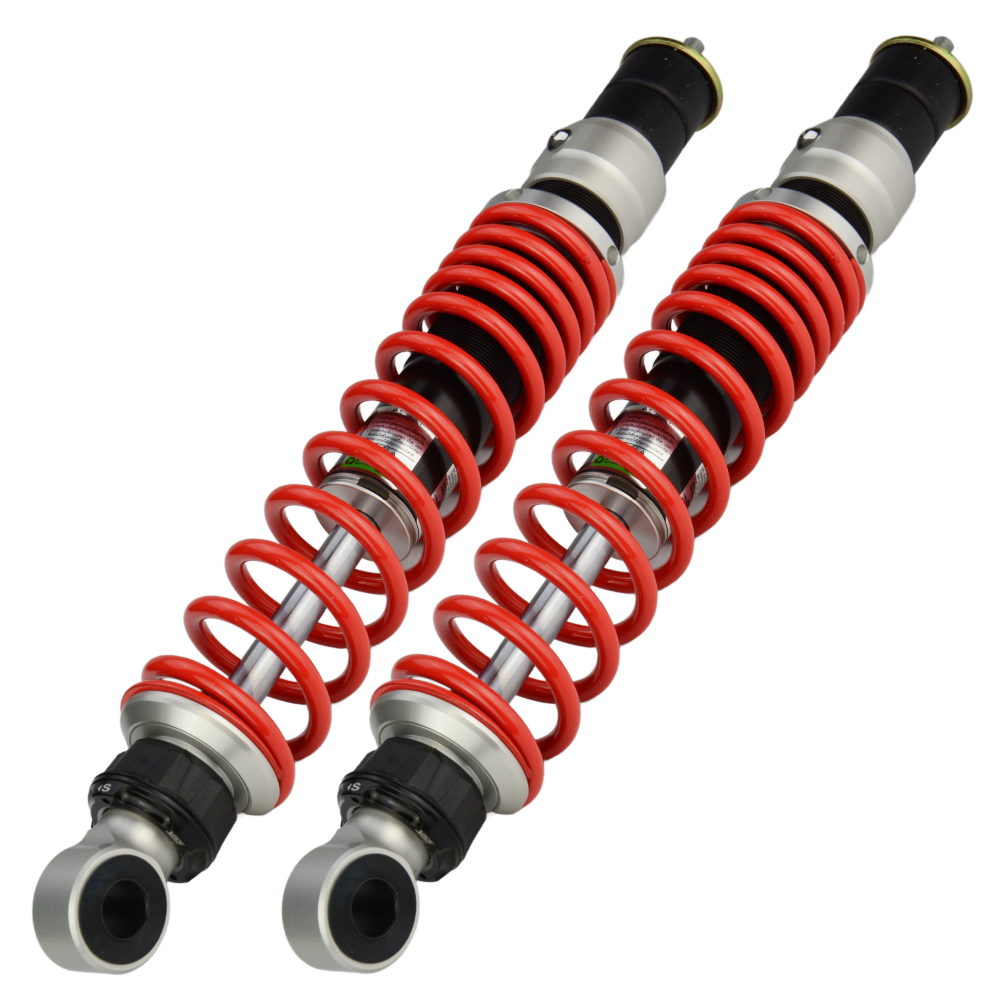 YSS Top Line Performance Vespa Twin Rear Shock Absorber Red GTS 125-30